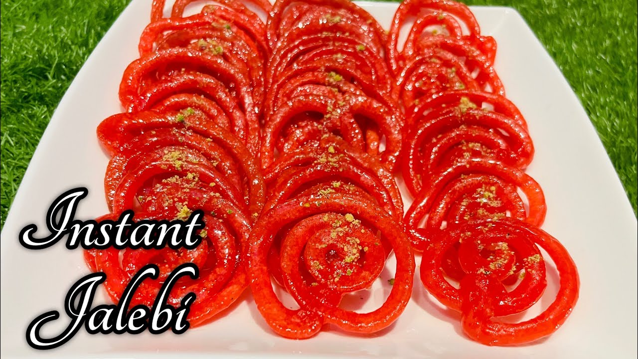 Jalebi Recipe | Instant Jalebi Recipe | Instant Jilebi | Homemade ...
