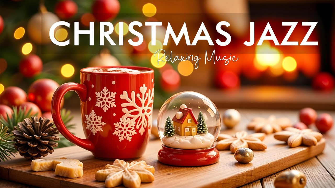 Christmas Jazz 🎄 Peaceful Christmas Jazz Music & Sweet Christmas Bossa ...