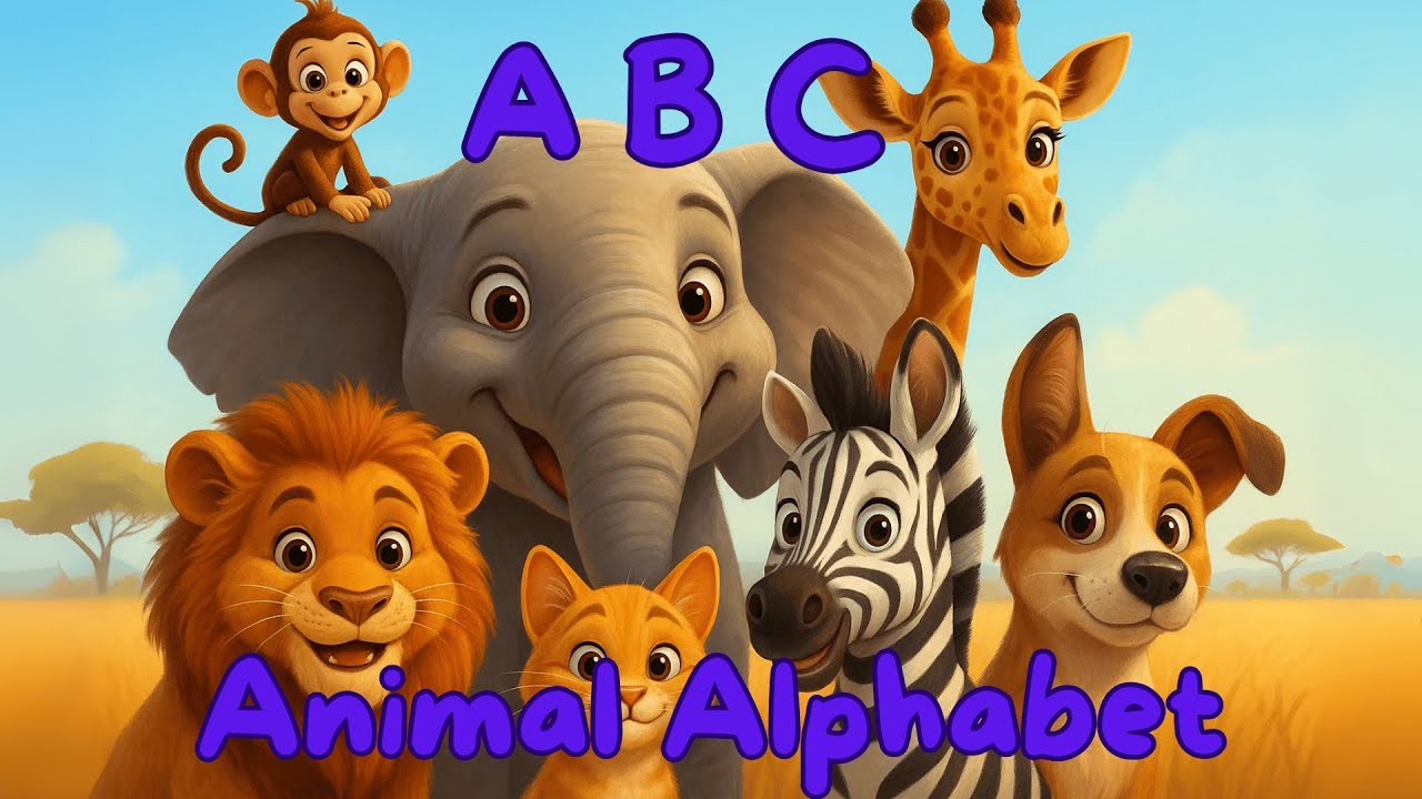 ABC Animal Alphabet Song | Fun Learning for Kids | Animal Names A to Z ...