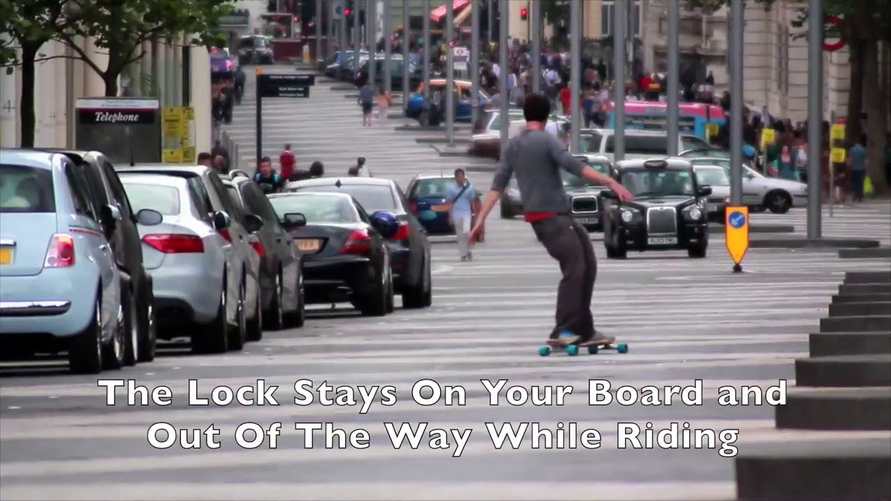 Skateboard Lock - YouTube