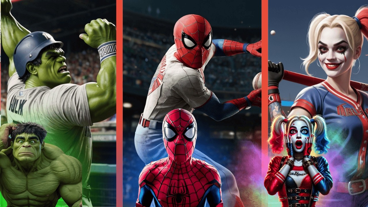 AVENGERS But BASEBALL PLAYER ⚾⚾VENGERS 🔥 All Characters marvel & DC ...