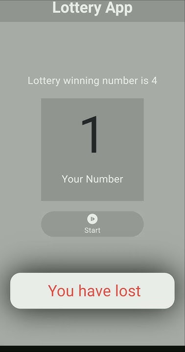 Create a Lottery App with Random Number in Flutter#Flutter#AppDevelopment#youtubeshort#shorts # ...