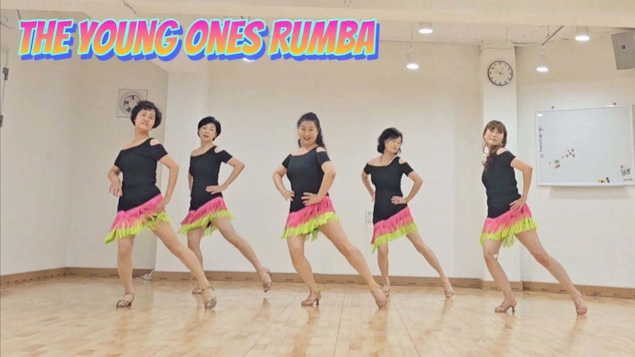 The Young Ones Rumba Line Dance - YouTube