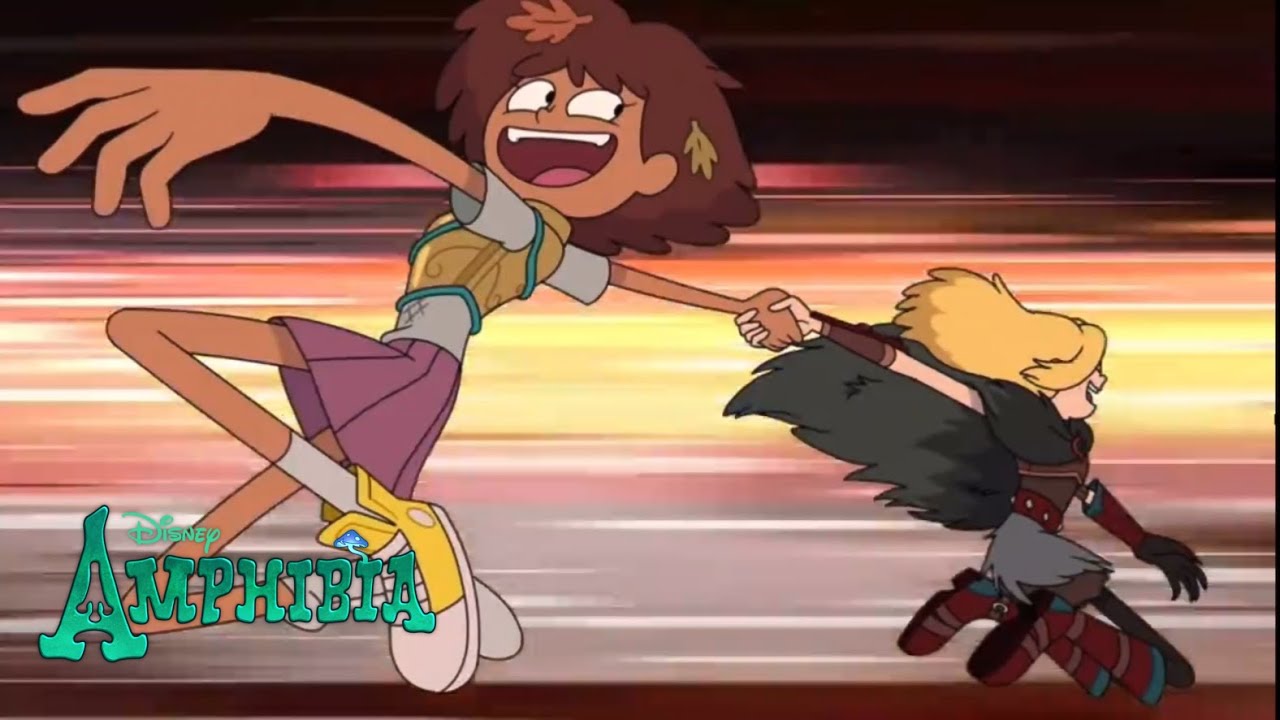Amphibia - The Beginning of the End: Sasha & Anne’s Dance Routine - YouTube