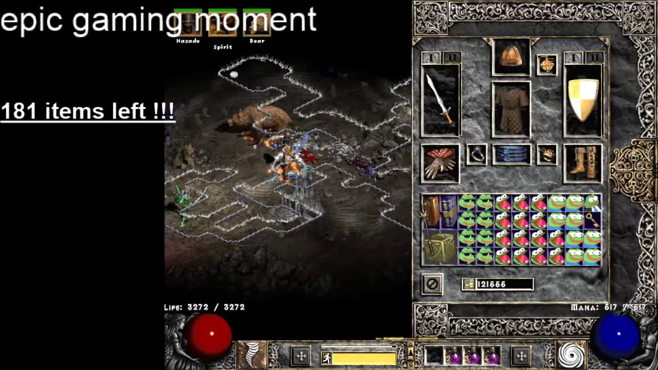 Diablo II Holy Grail - Baranar's Star (322 of 502) - YouTube