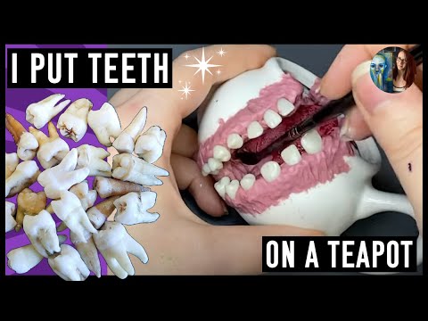 2 Tiny Teapot Creations - One has Teeth! - YouTube