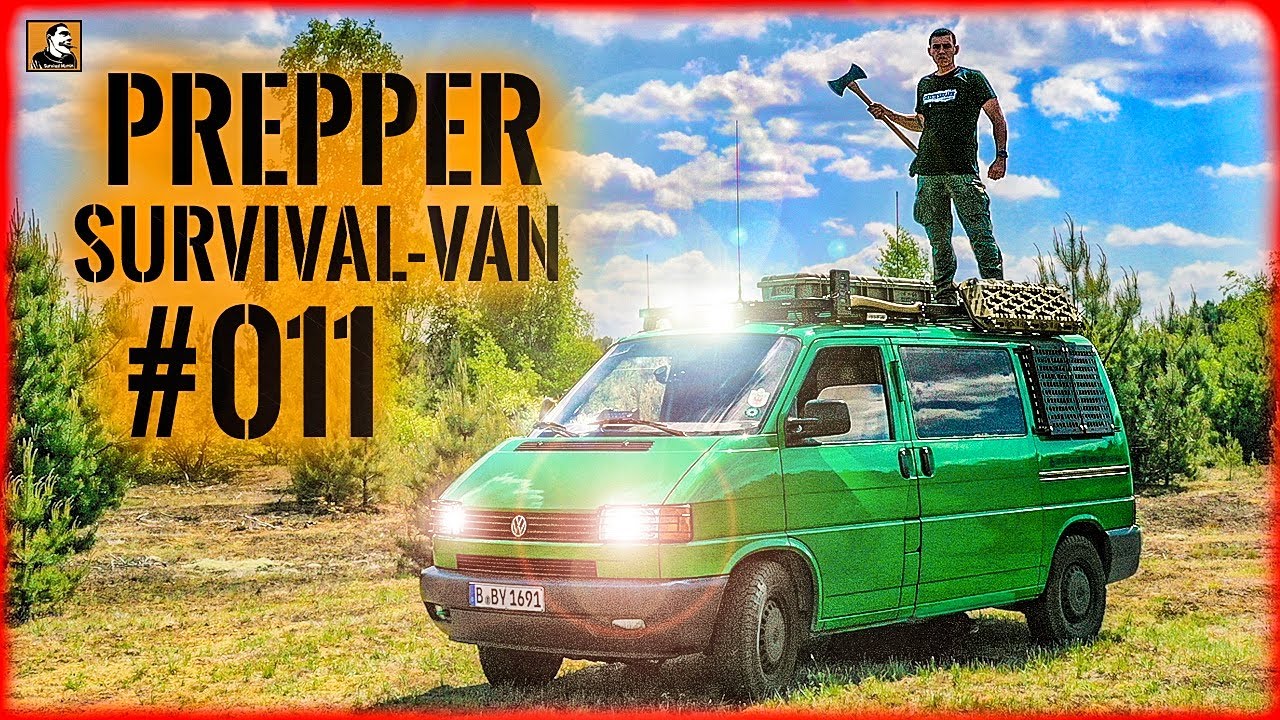 Flucht mit PREPPER NOTFALL VAN T4 #011 | ÜBERLEBEN im ERNSTFALL | LICHT ...