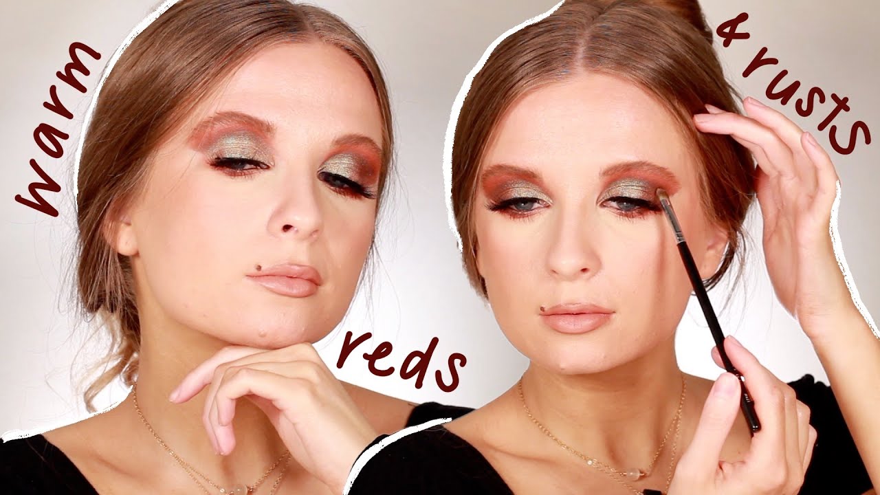 a warm rust eye look 🍂 | caitlinxtine - YouTube