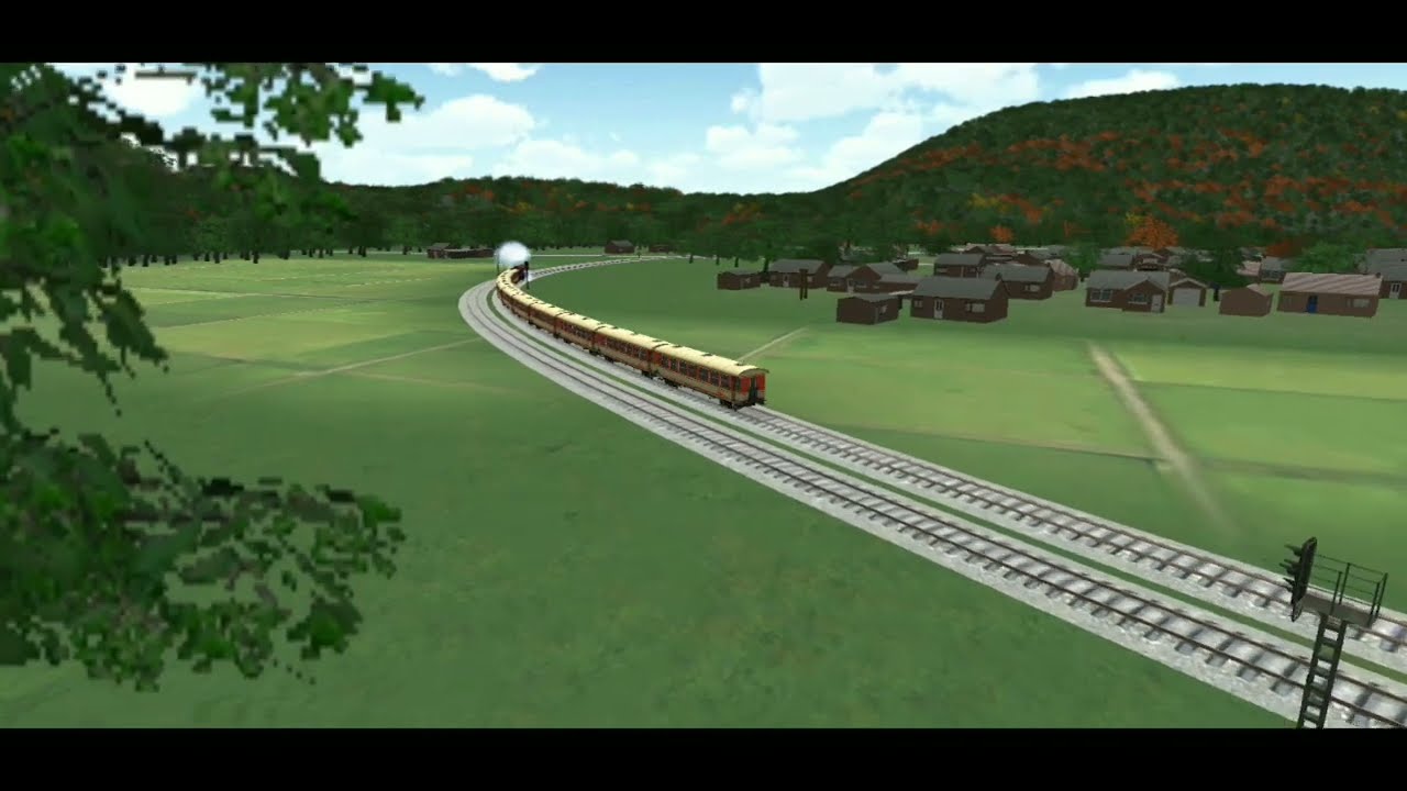 Beautiful simulatior Train Driving video - YouTube