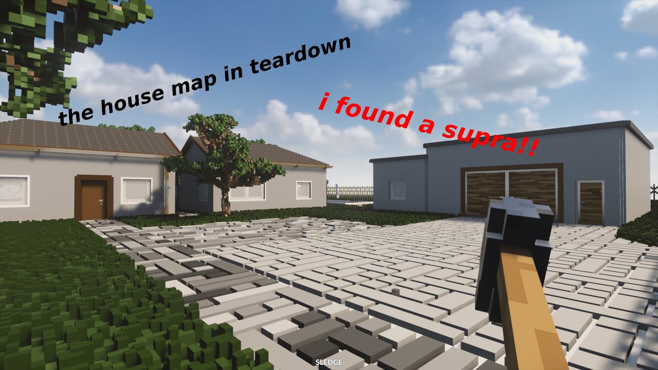 destroying the house map in teardown - YouTube