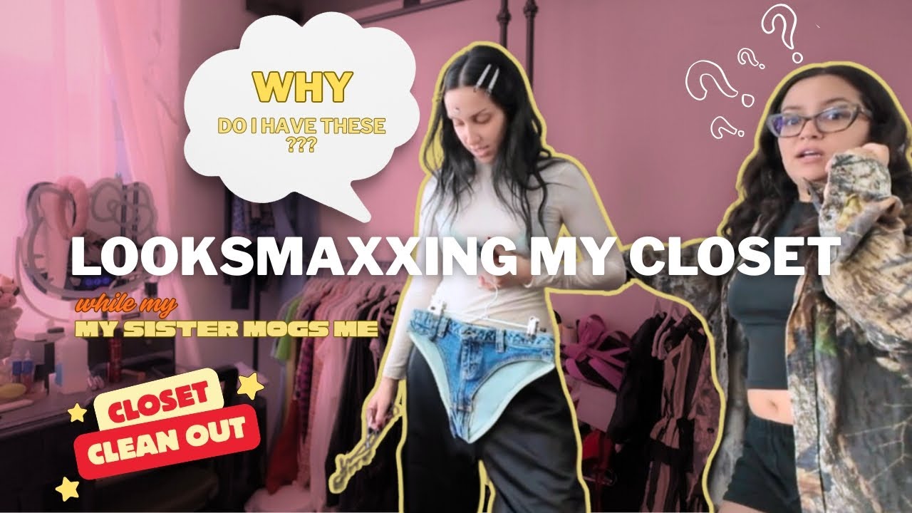 *EXTREME* closet clean out. getting rid of EVERYTHING ft my sister ...