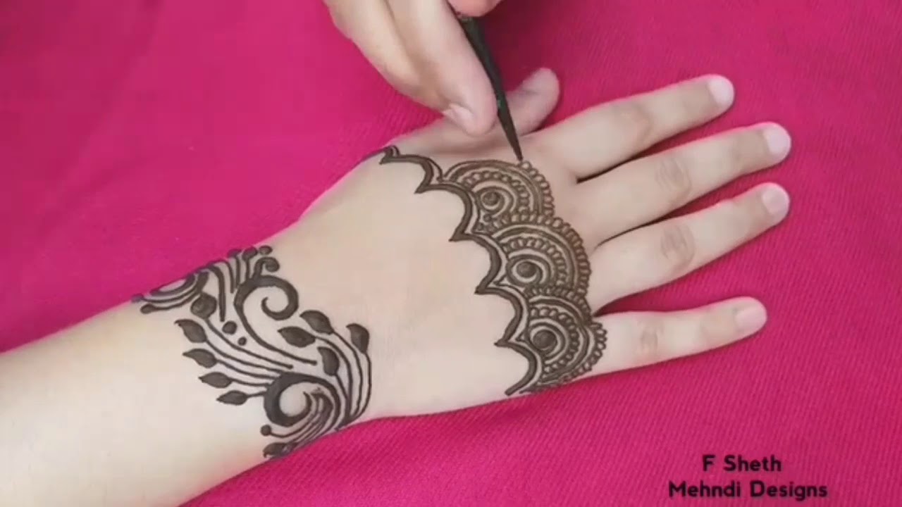 New Beautiful Delicate Easy Mehndi Design New Stylish New Mehndi ...