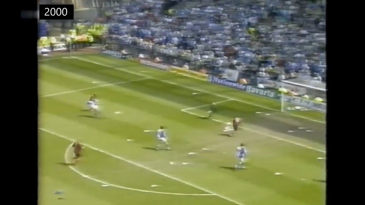 Blackburn hit the woodwork FOUR times against Man City [2000] - YouTube