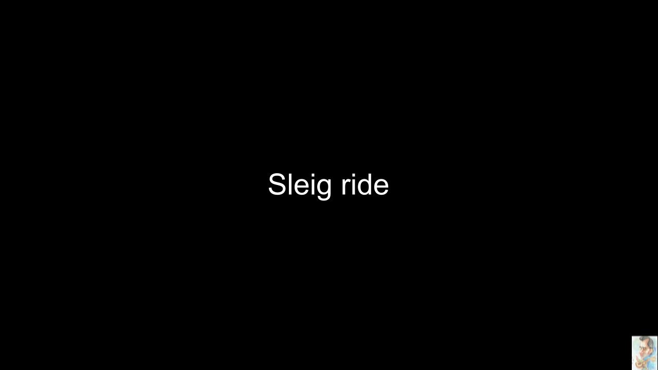 Sleig ride (Christmas Saxophone) - YouTube