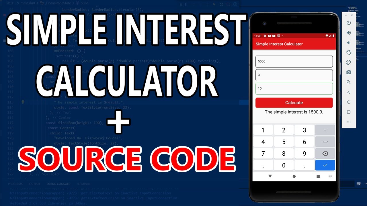 Flutter Simple Interest Calculator With Source Code YouTube flutter-simple-interest-calculator-with-source-code-youtube
