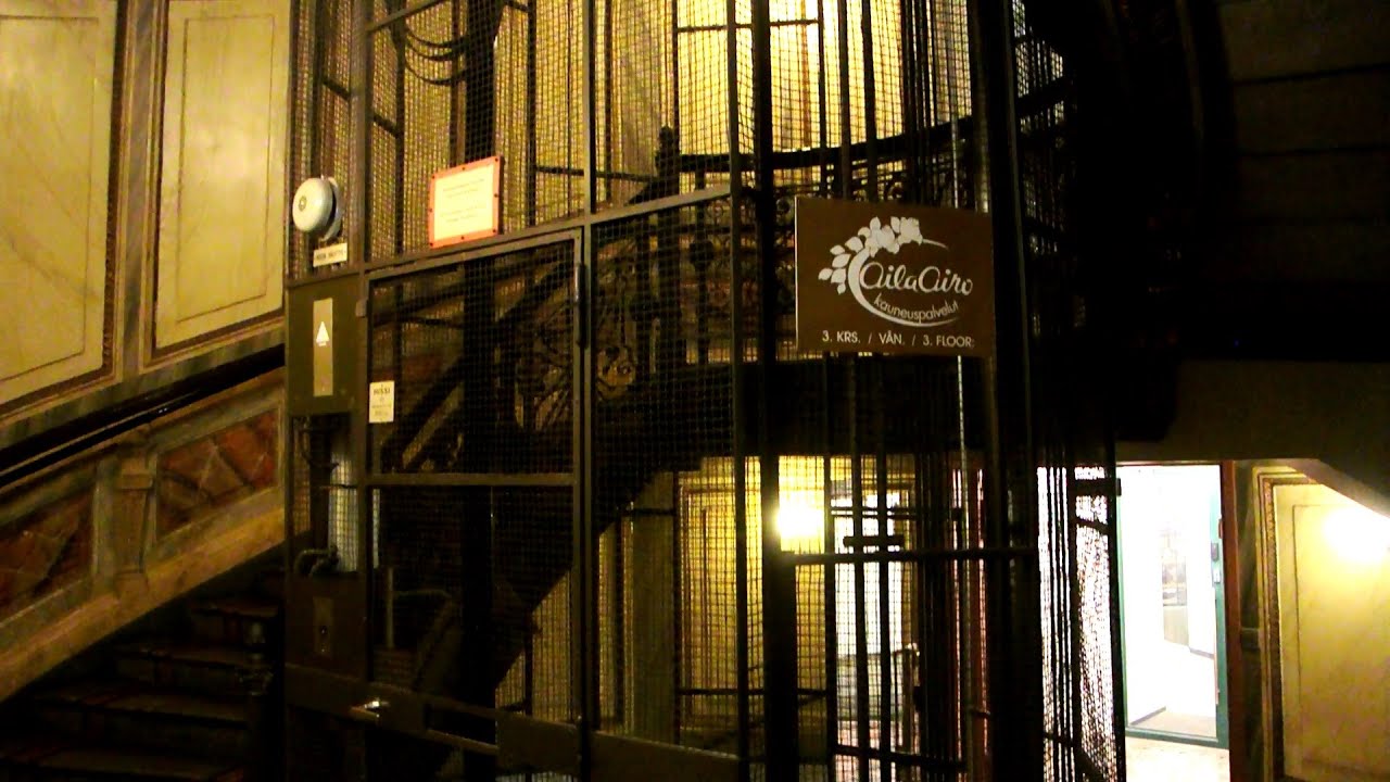 EPIC architecture! 1935 KONE elevator (1988 mod by KONE ...