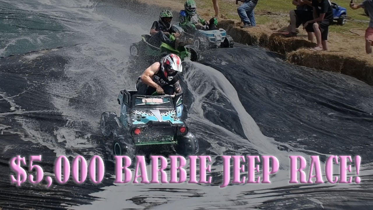 $5000 Barbie Jeep Race Visions 2021 - YouTube