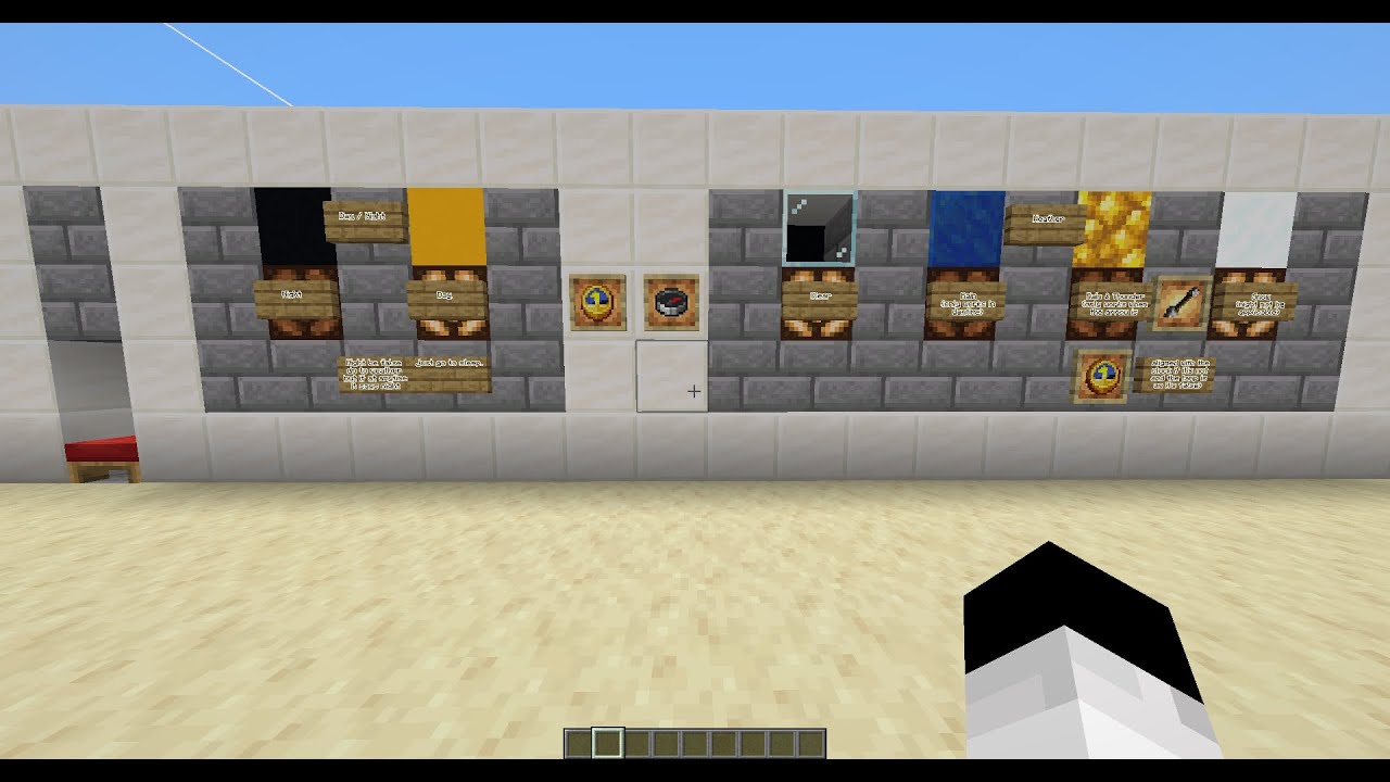 Minecraft Weather Station! (No Command Blocks) - YouTube