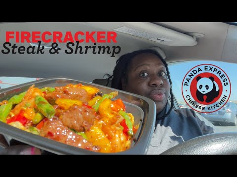 Panda Express Firecracker Steak & Shrimp | Food Review - YouTube