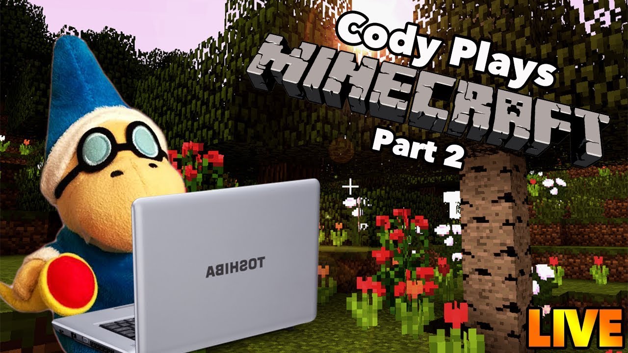 Cody Plays Minecraft! | Episode 2 | LIVE [Crappy Microphone] - YouTube