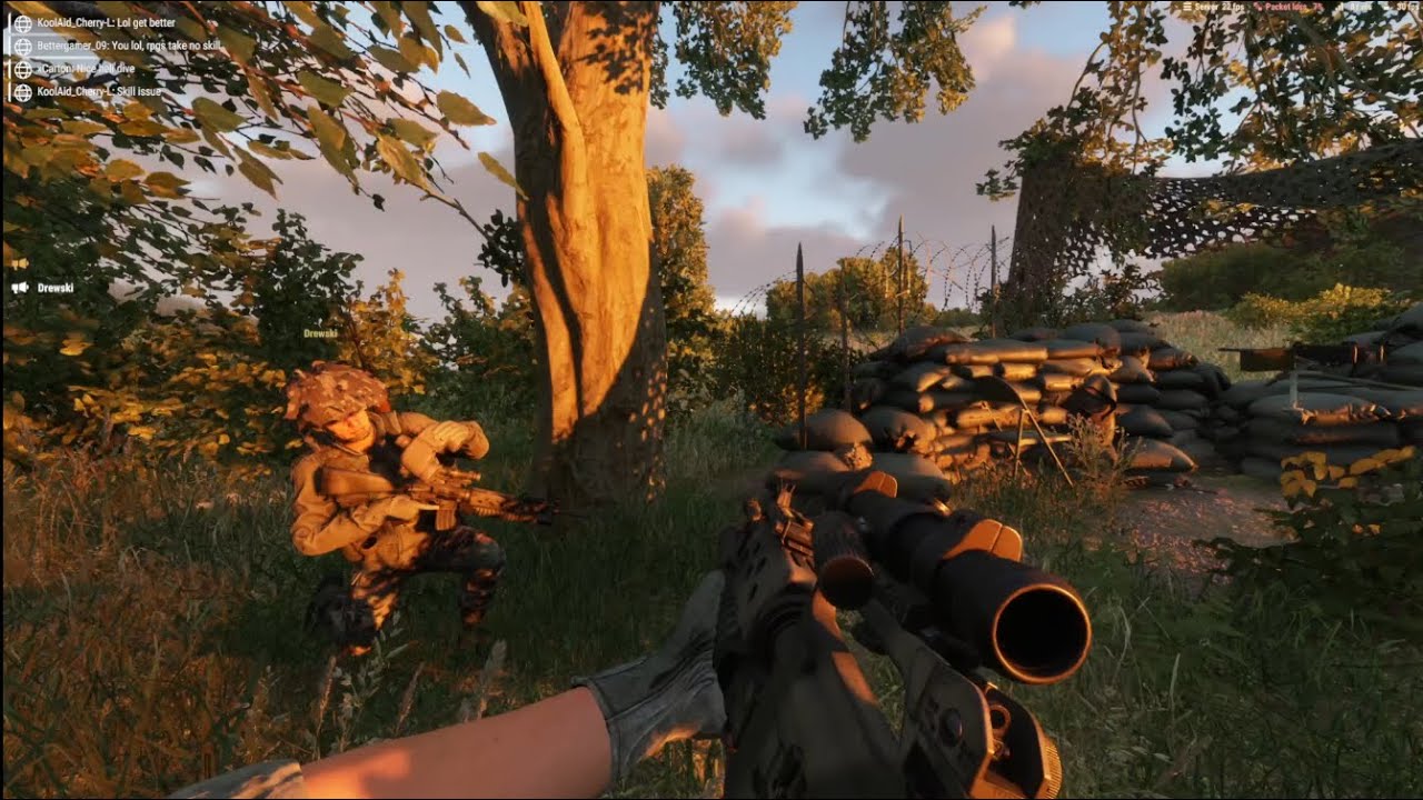 Arma Reforger: Teaching Operator Drewski how to lean - YouTube