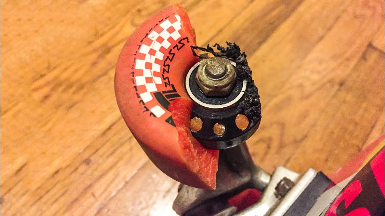 A Car Ran Over My Skateboard - YouTube