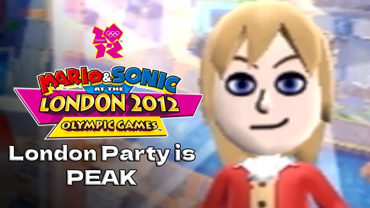 Mario And Sonic London 2012 Olympics had London Party (I love it) - YouTube