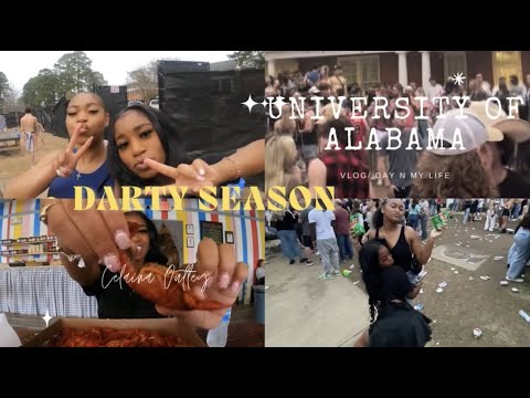 VLOG: Darty season🥳 | University Of Alabama| Day In My Life💕 - YouTube