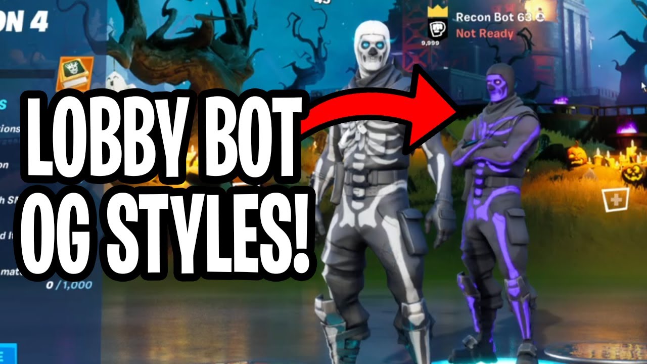 How to get a *LOBBY BOT* in Fortnite Season 5! (With OG Styles/Variants ...