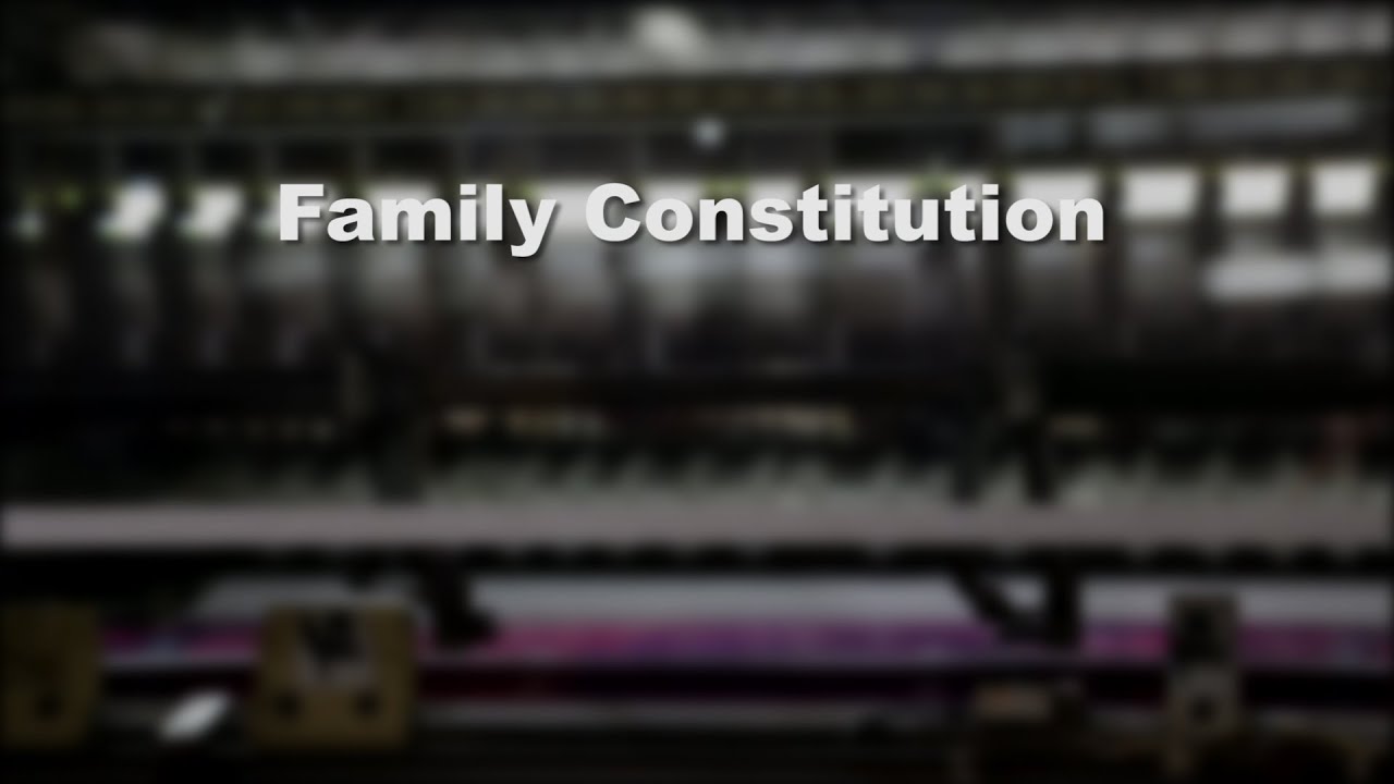 Family Business Governance: Family Constitution - YouTube