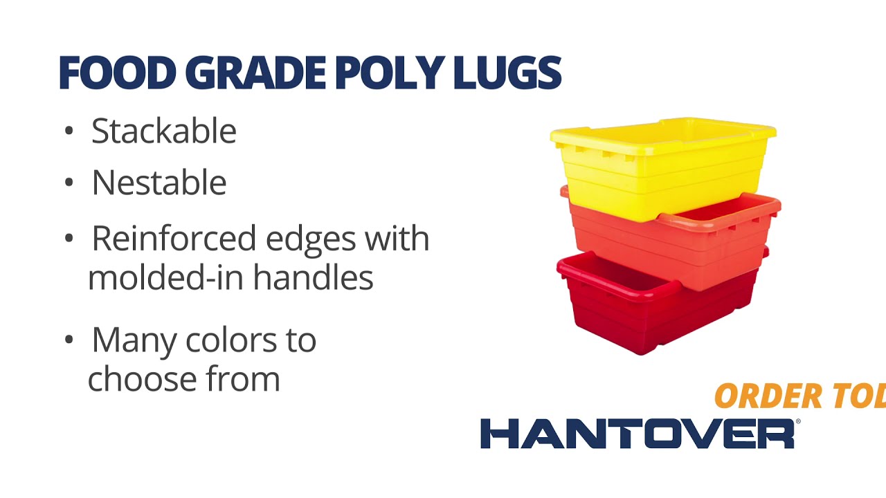 Stack & Nest Poly Meat Lug Totes - YouTube