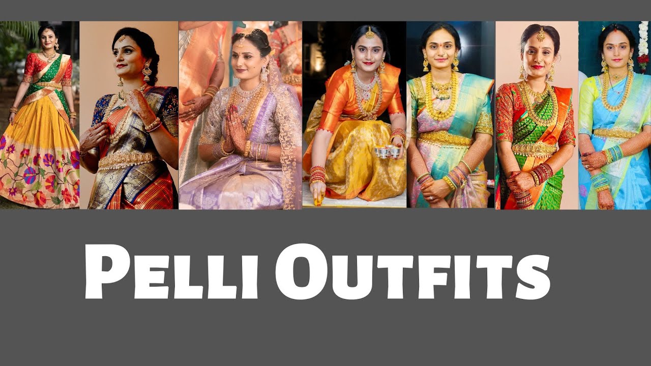 Na Pelli Outfits || Pelli Chiralu || Pattu Sarees Collection || Telugu ...