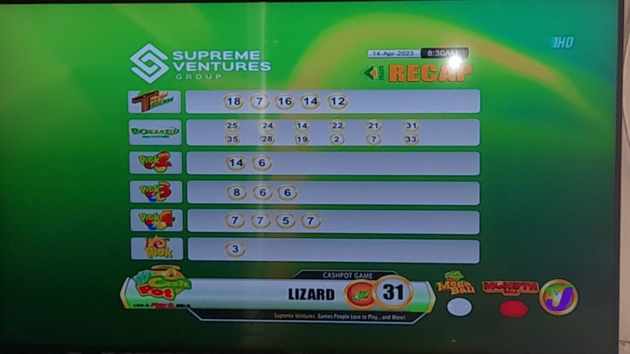 Cash Pot, Pick 3 and Pick 4 08:30 Am draw for 14 April 2023 how to play ...