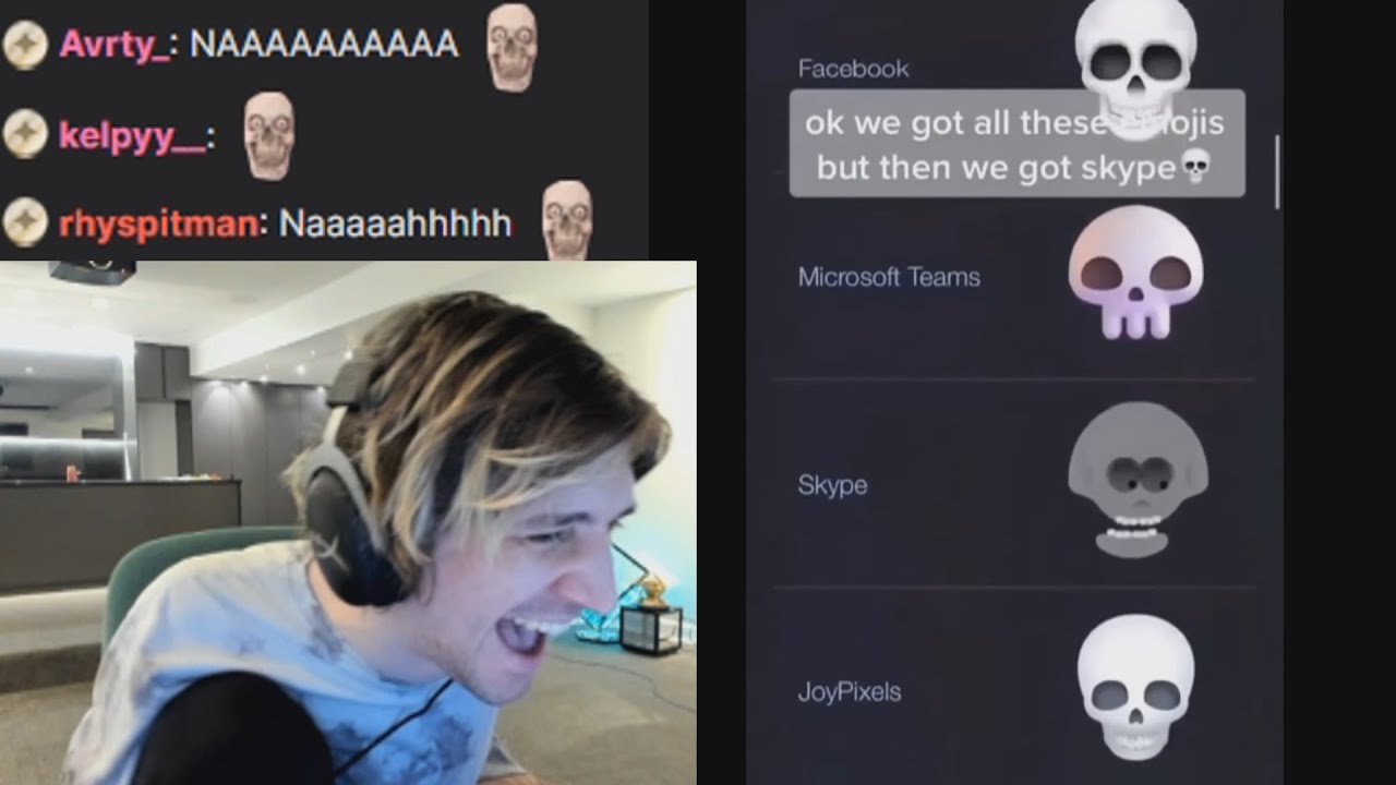 xQc can't stop Laughing at AUGHHH meme - YouTube