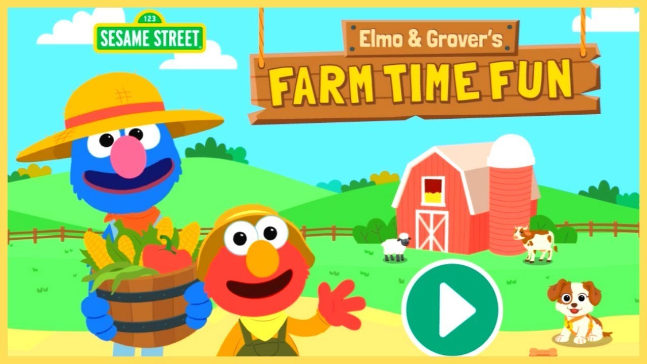 123 Sesame Street Elmo & Grover's Farm Time Fun Episode 1 | Daniel ...