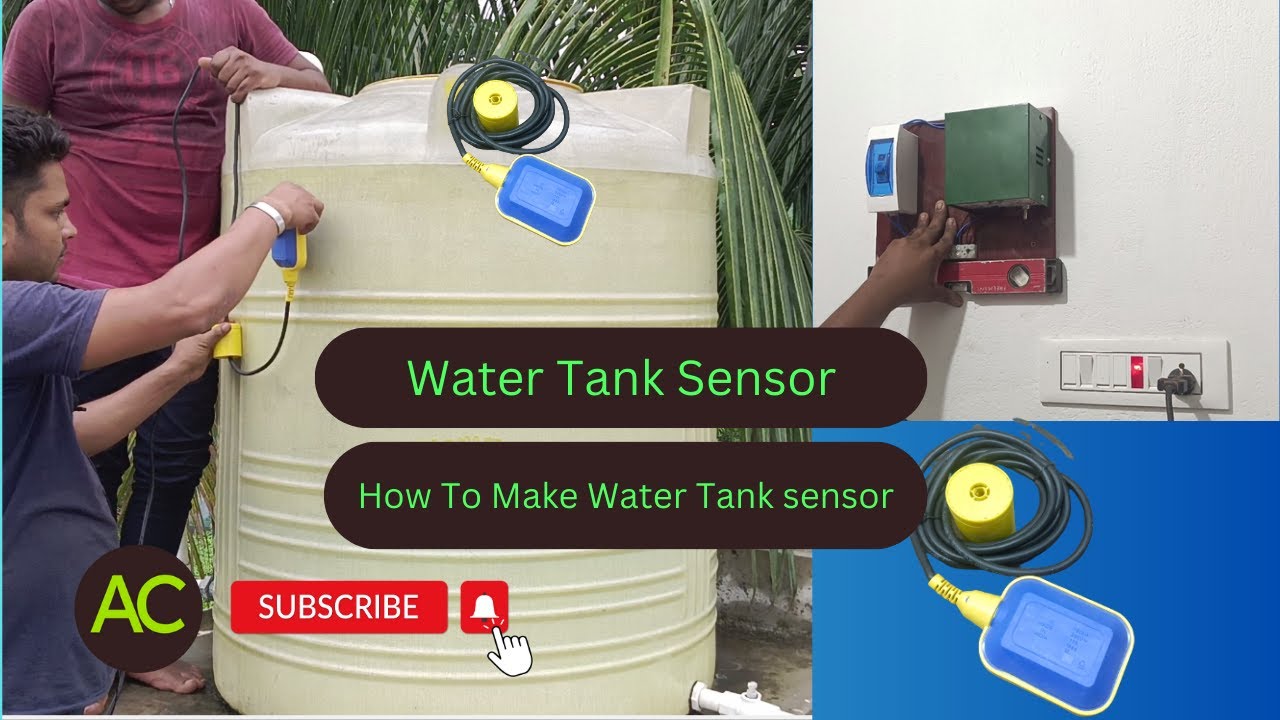 Water Level Controller || water tank || automatic motor start stop ...