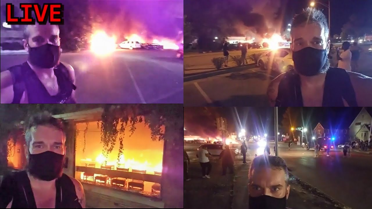 Kenosha, Wisconsin Riots: The Beginning - YouTube