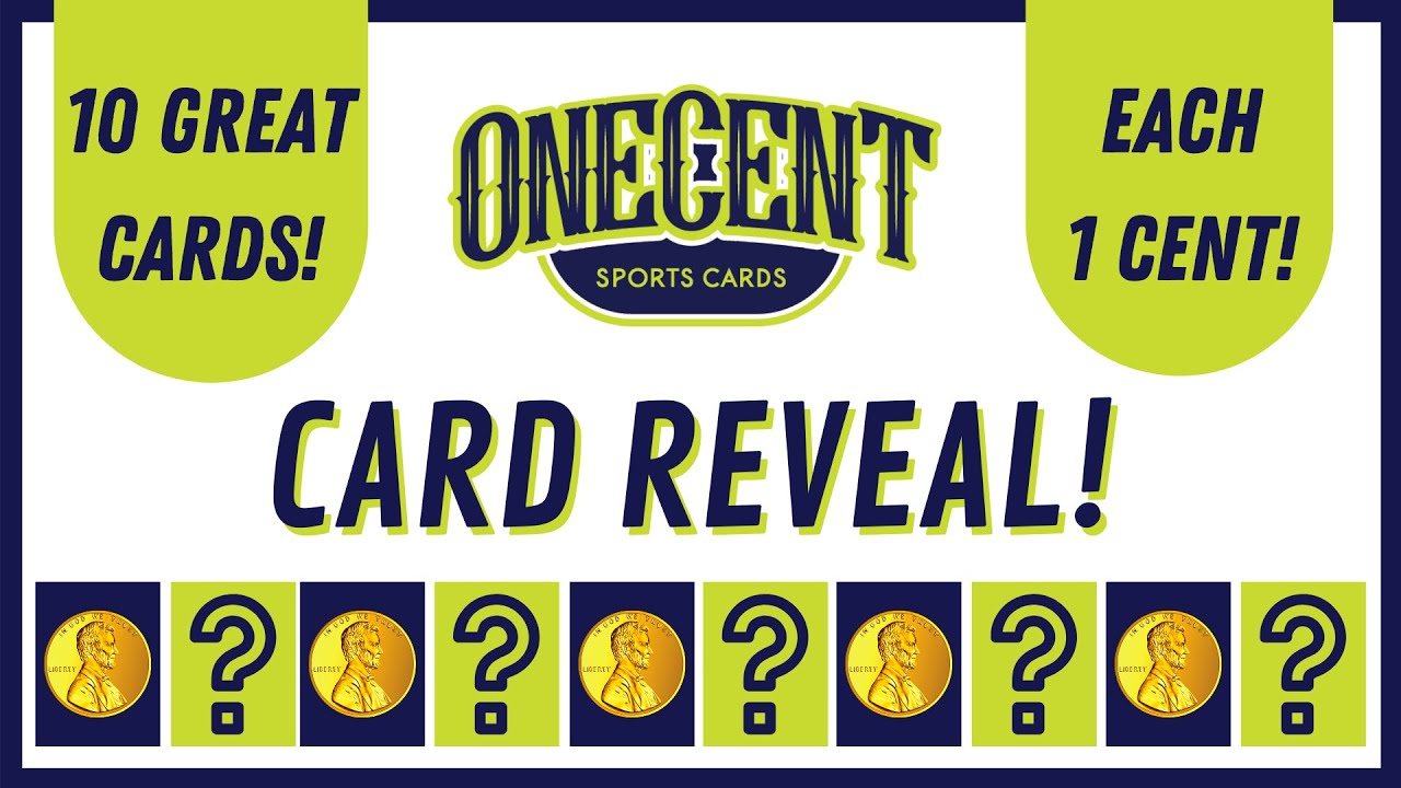 1 Cent Card Reveal! 10 Cards, Each 1 Cent! Don't Miss Your Chance To ...