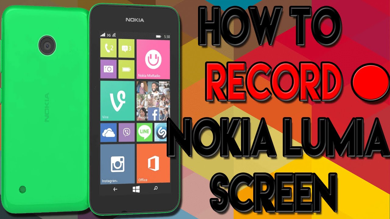 How to Record a Nokia Lumia Screen (Windows 7/8) - YouTube