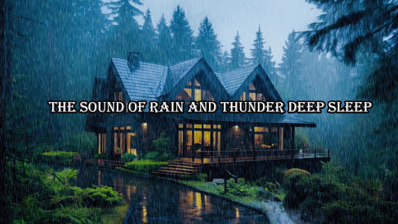 The sound of rain and thunder Helps relax, sleep, meditate, and study ...