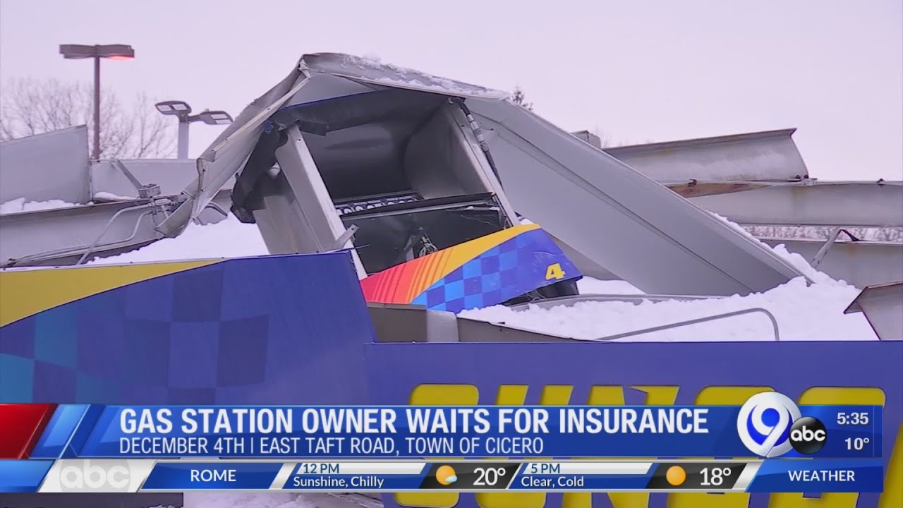 Owner of gas station where canopy collapsed waiting on insurance ...