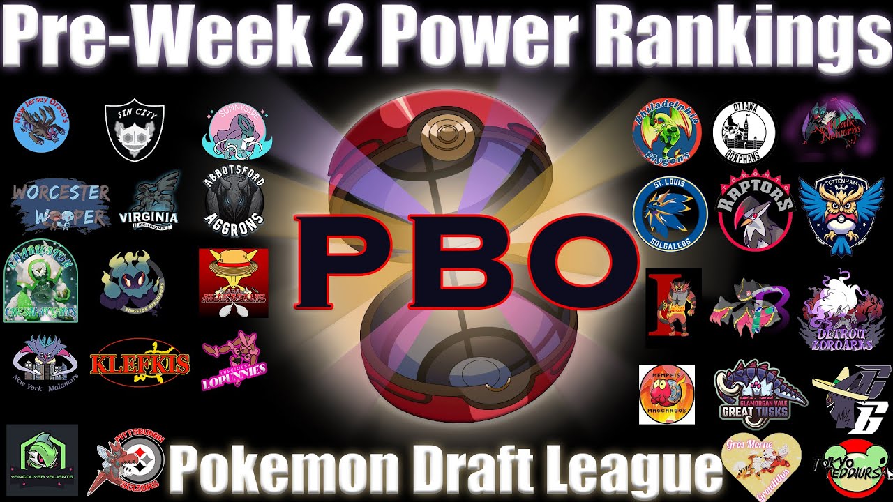 PBO Pre-WEEK 2 Power Rankings - YouTube