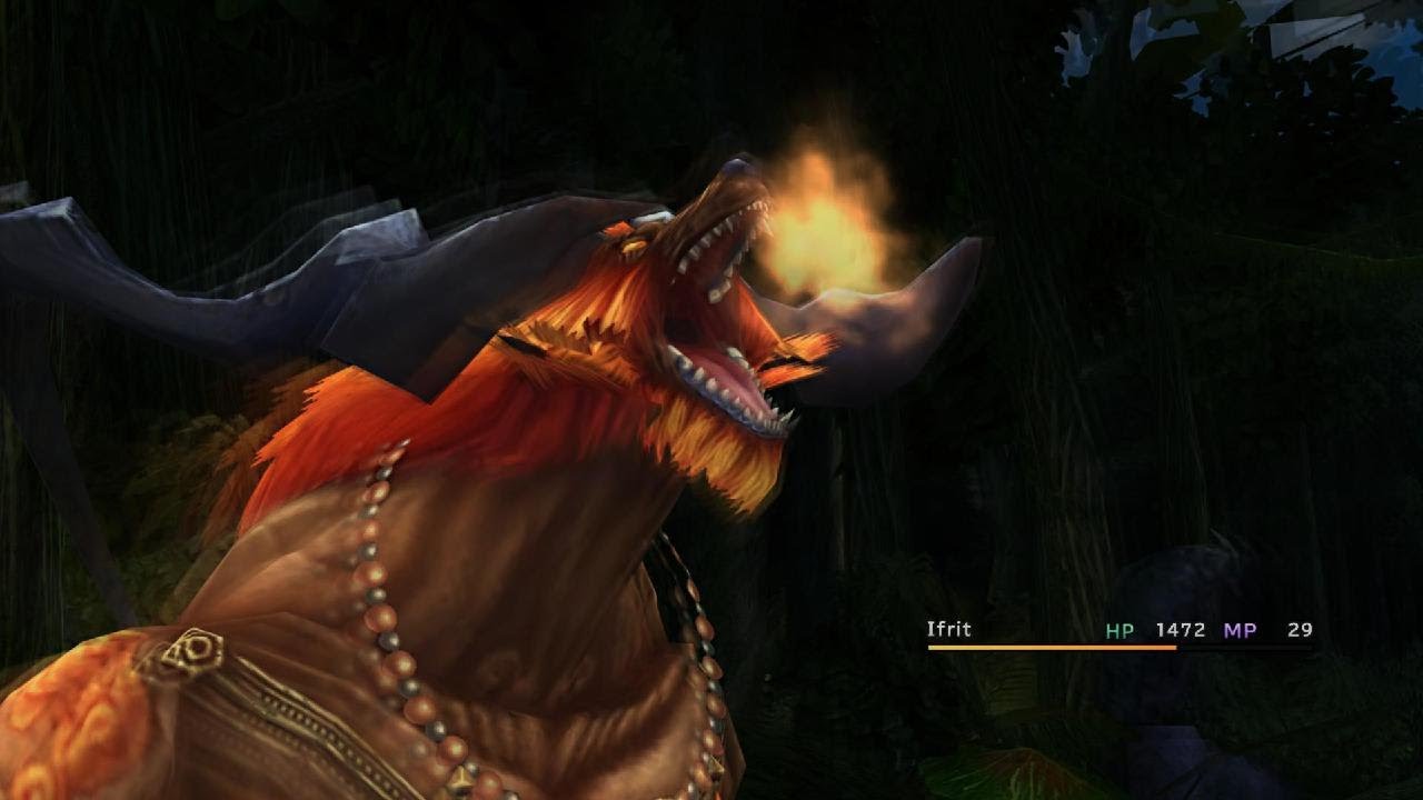 FINAL FANTASY X/X-2 HD Remaster - Ifrit Summon PS5 4K HDR - YouTube
