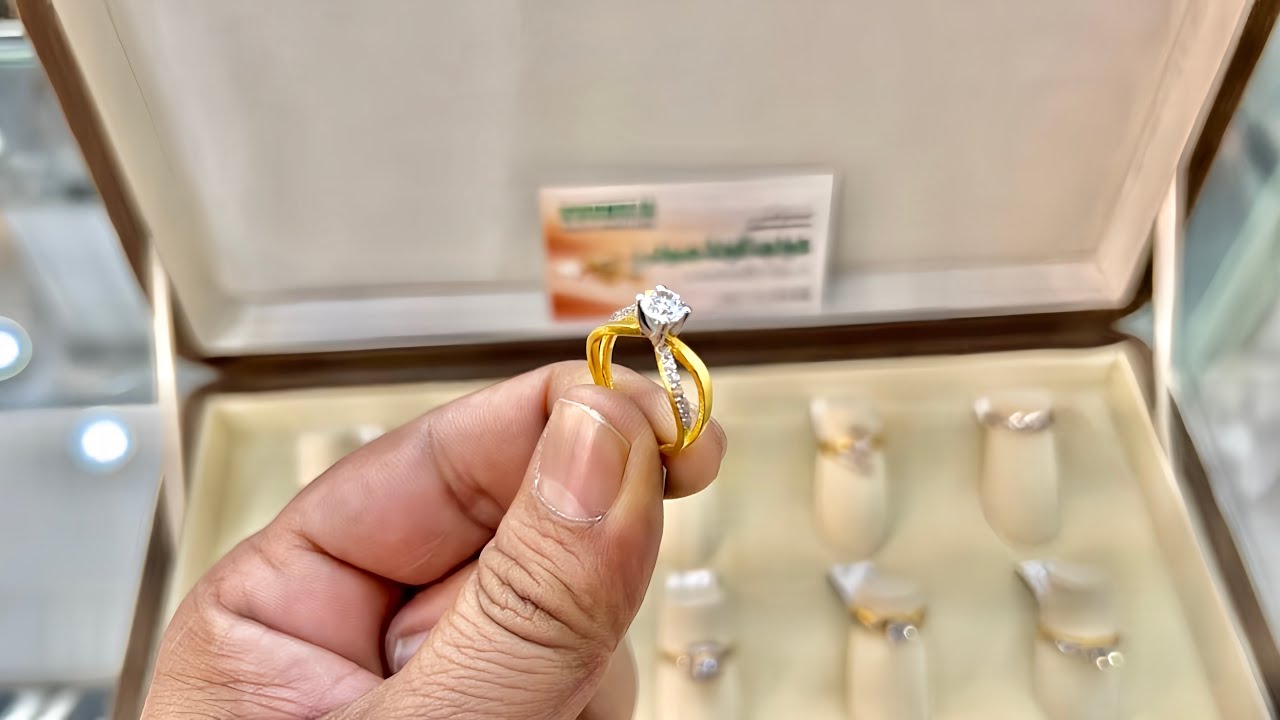Latest Gold Ring Design with Price and Weight || Diamond Style Gold ...