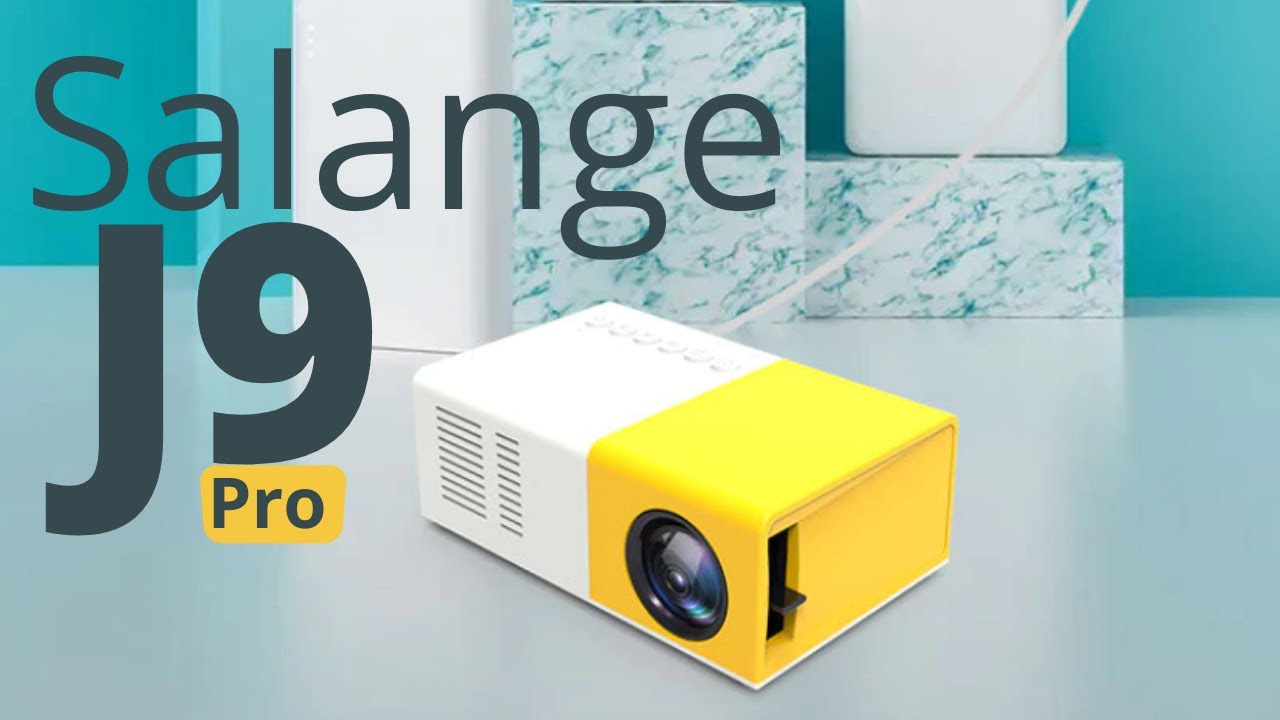 Salange J9 Pro Mini Projector | 480x360 Pixels, 1000 Lumens, Multiple ...