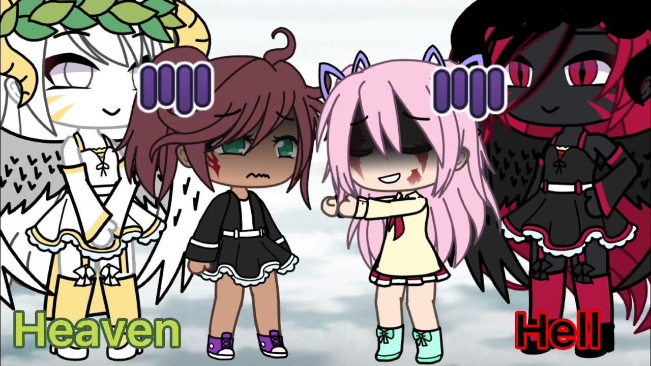 Only 1 spot in Heaven meme gacha life - YouTube