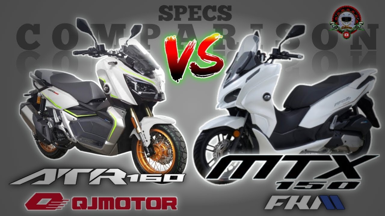 QJMOTOR ATR 160 vs FKM MTX 150 SPECS COMPARISON - YouTube
