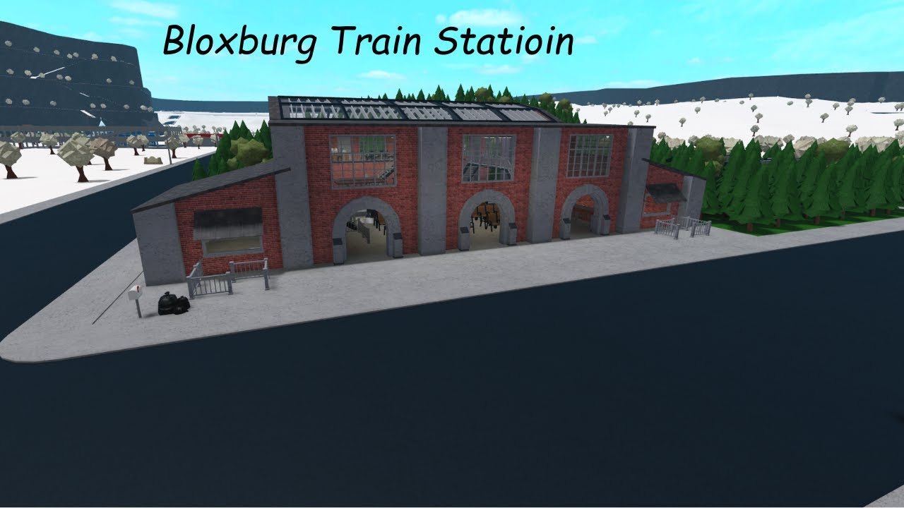 Bloxburg Train Station Tour - YouTube