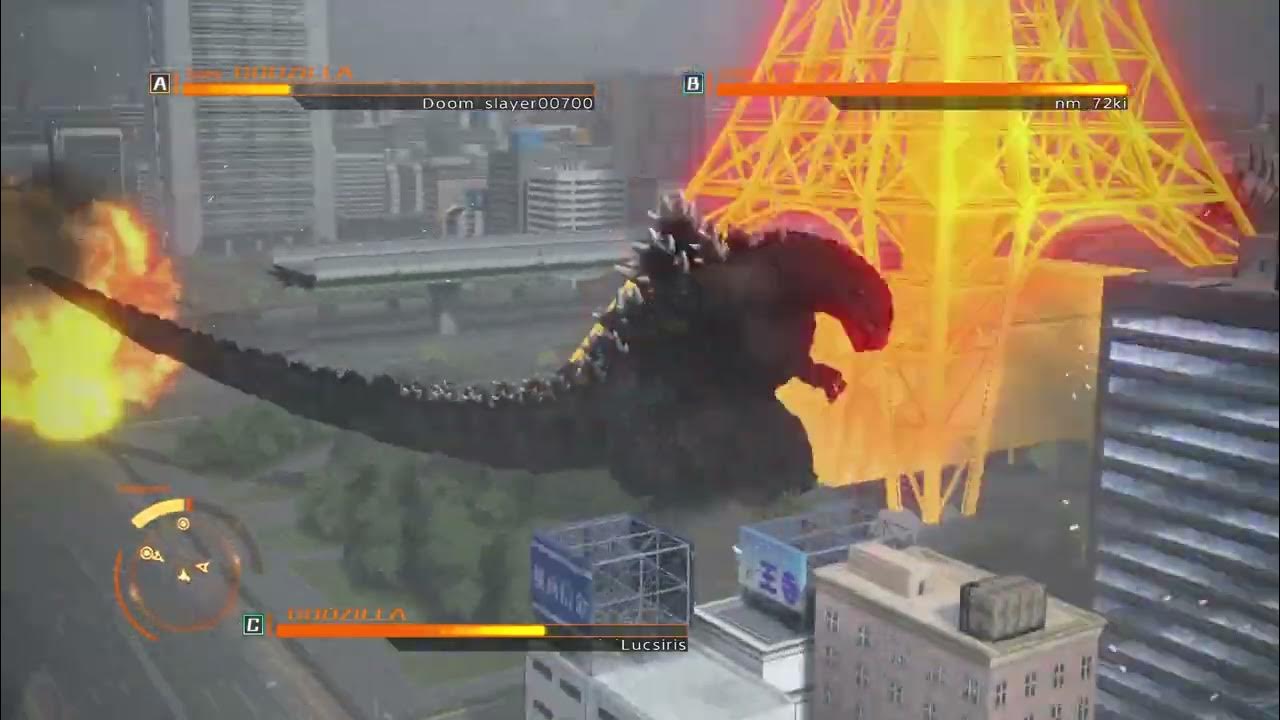 [PS4 godzilla] ゴジラ vs バーニングゴジラ+ガイガン Godzilla vs burning godzilla + gigan (2023/06/20) - YouTube