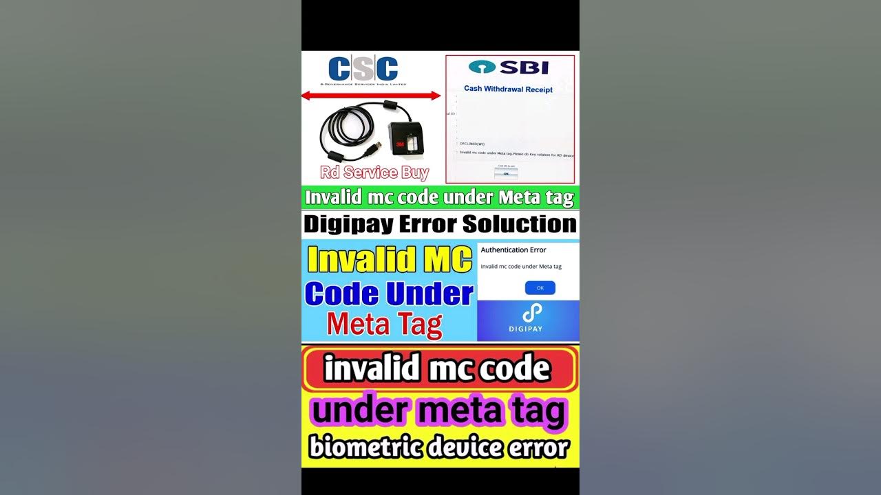 Invalid mc code under meta tag. - YouTube